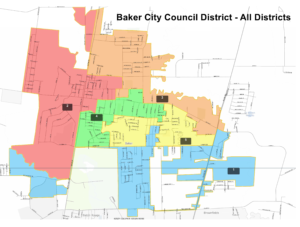 Council District Map – City of Baker